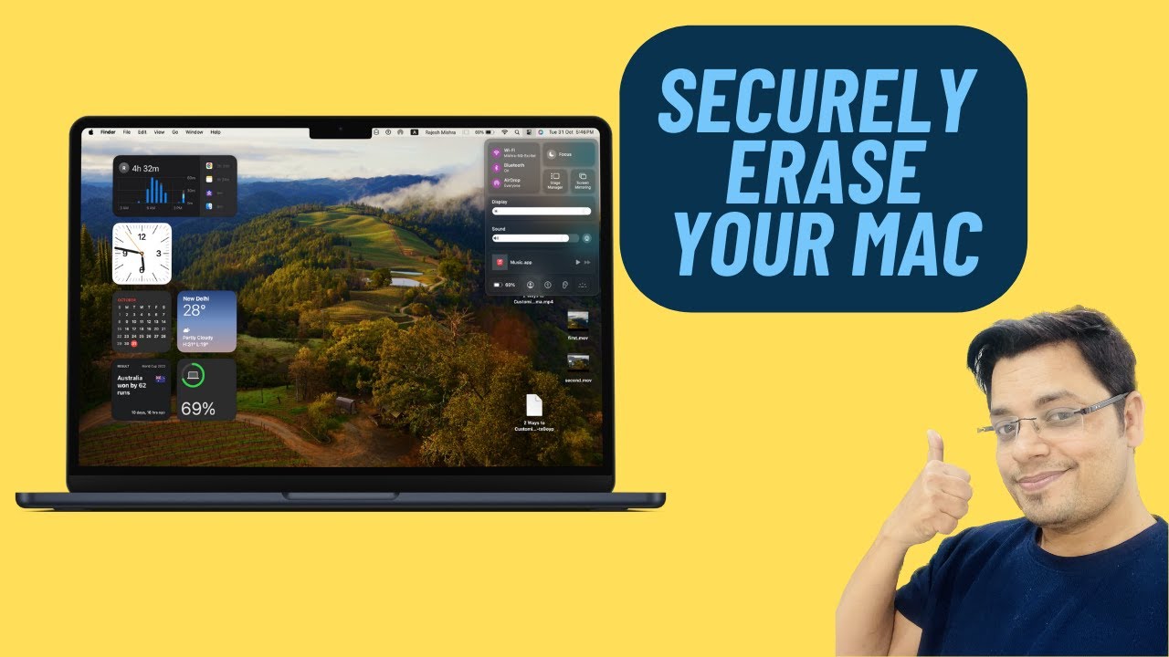 How to Securely Erase Your Mac in macOS Sonoma - YouTube