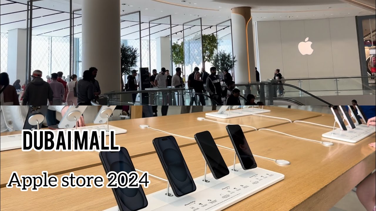Inside Apple Store | Dubai Mall 🇦🇪 | Huge Apple store with latest ...