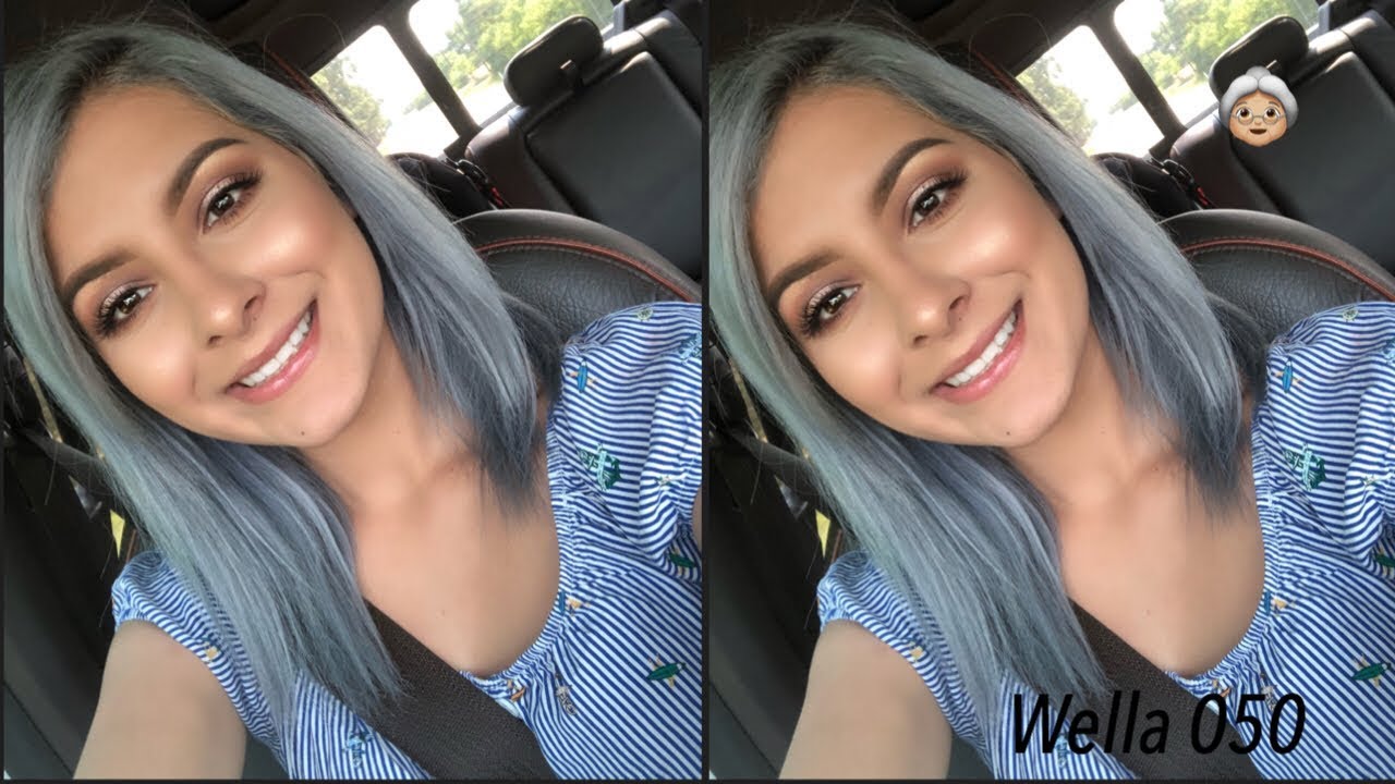 Toning My Hair Grey At Home Wella 050 YouTube toning-my-hair-grey-at-home-wella-050-youtube