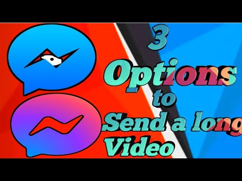 How to send a long Video in Messenger. - YouTube