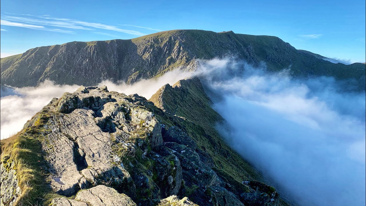 Helvellyn Cloud Inversion Hike Via Striding Edge - YouTube