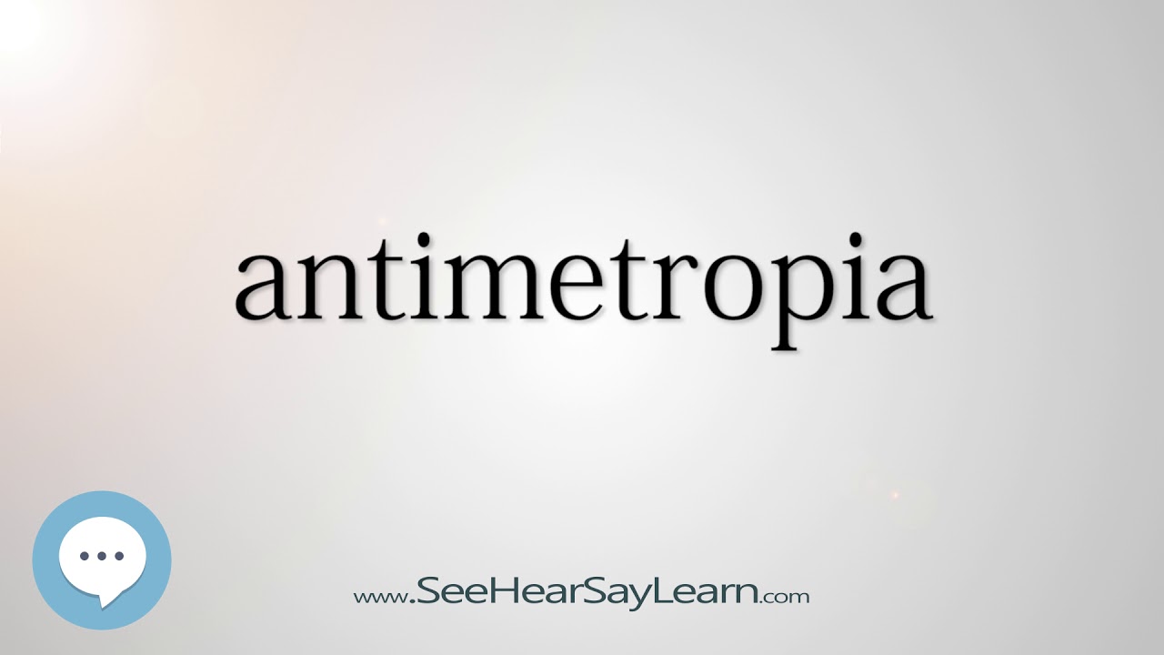 antimetropia (Every English Word Pronounced) 📕🔊🗣️😎 - YouTube