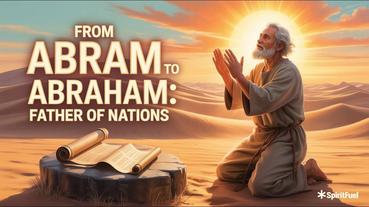 God Renames Abram to Abraham | Genesis 17:1–5 | Father of Many Nations ...