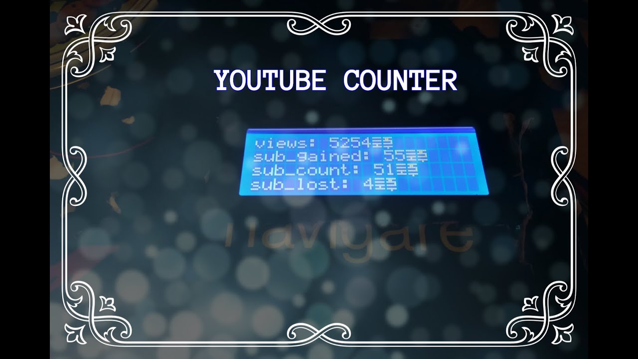 DIY Youtube Subscriber Counter with YoutubeSight [NO YOUTUBE API] [ITA ...