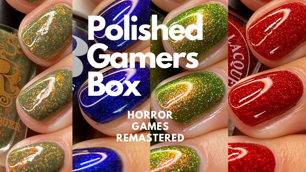 Polished Gamers Box | October 2023 | Horror Games Remastered | Live Swatches - YouTube