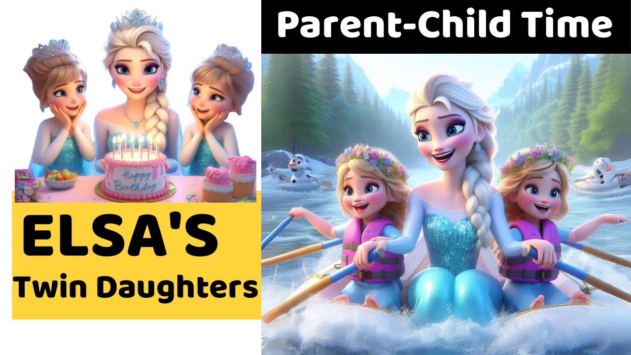 Elsa and Her Twin Daughters: Cherishing Joyful Moments Together - YouTube