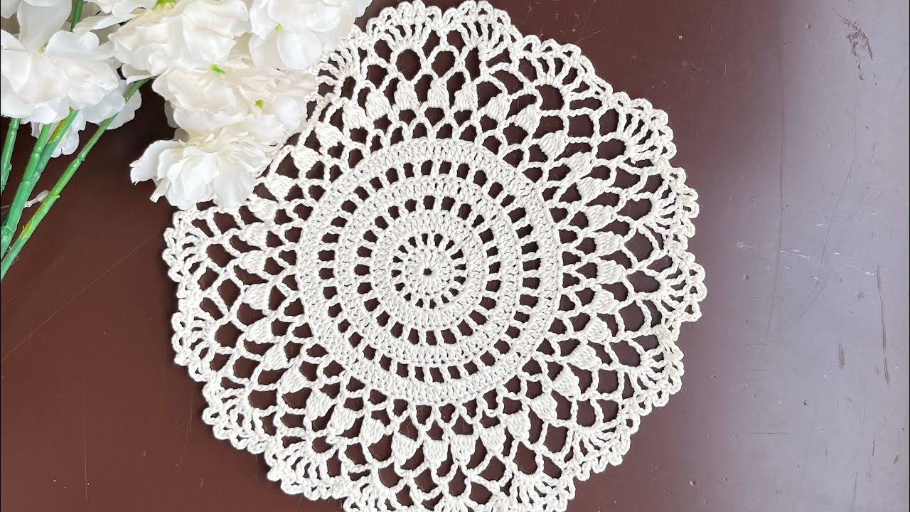 How to crochet this beautiful doily( part-1). Beginner friendly. - YouTube