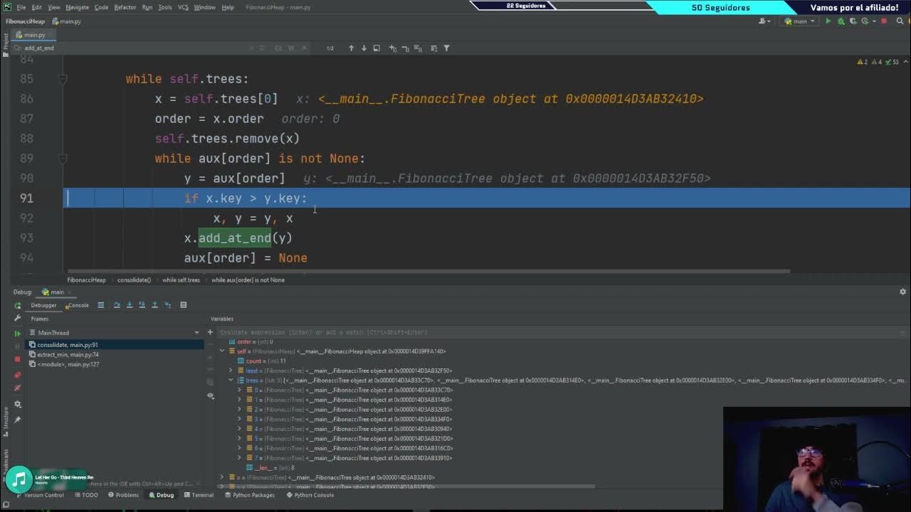 Fibonacci Heap and Web Scraping (Python and C#) (Stream #11) - YouTube