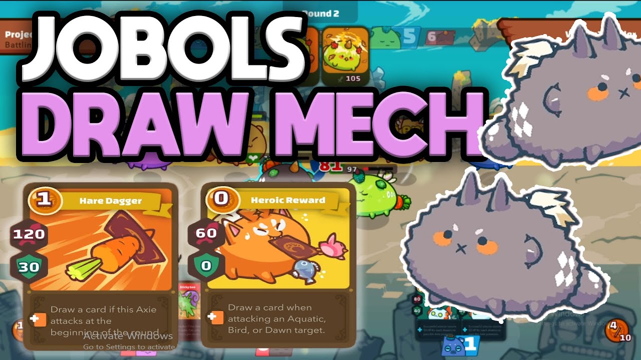 Top rank jobols Mech Heroic reward + Hare - Axie infinity - YouTube