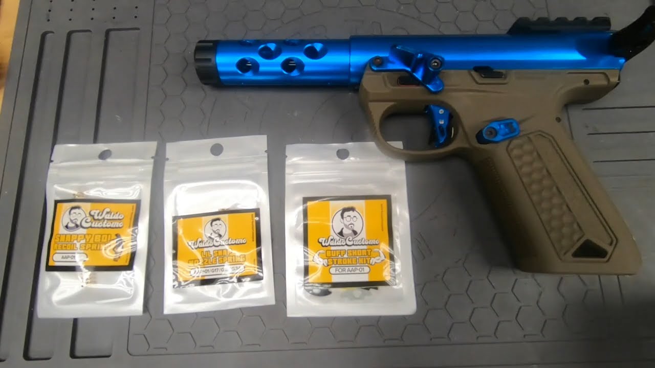 T024🔫 How to short stroke the aap-01 to the max with waldo custom kit ...
