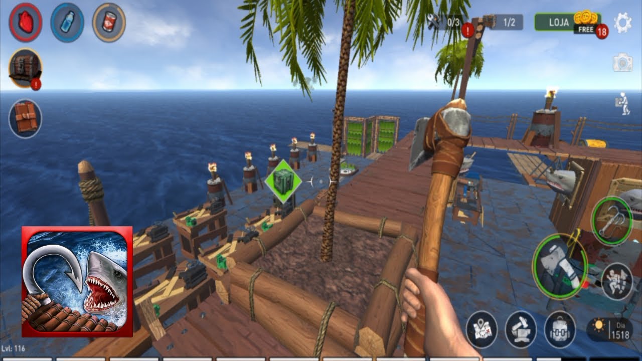 Survival on Raft como destruir estrutura - Ocean Nomad how to destroy ...