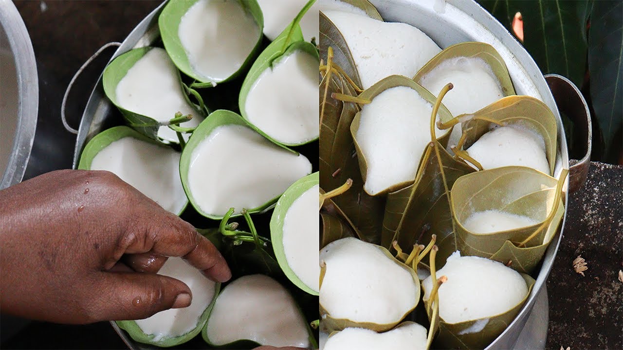 Idli in Jackfruit Leaf | Khotto Idli | How to make Jackfruit Leaves ...