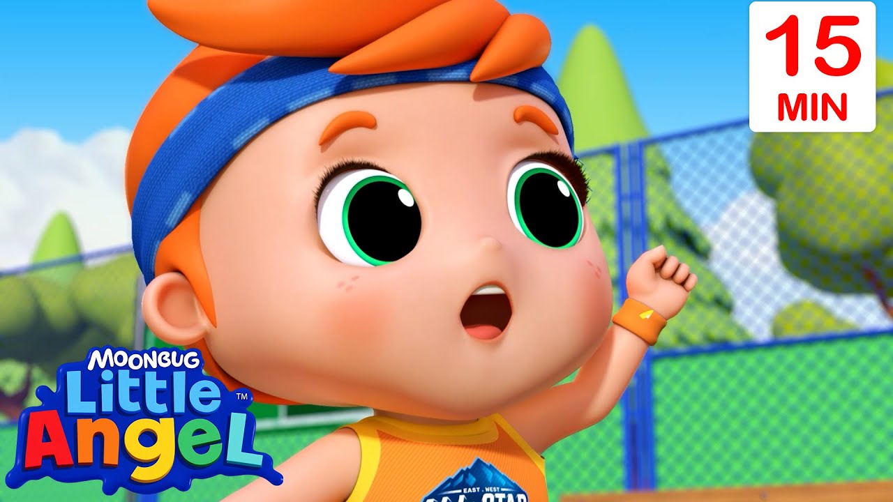 We Love Sports! 🏃 | Little Angel Sing Along Songs for Kids | Moonbug ...