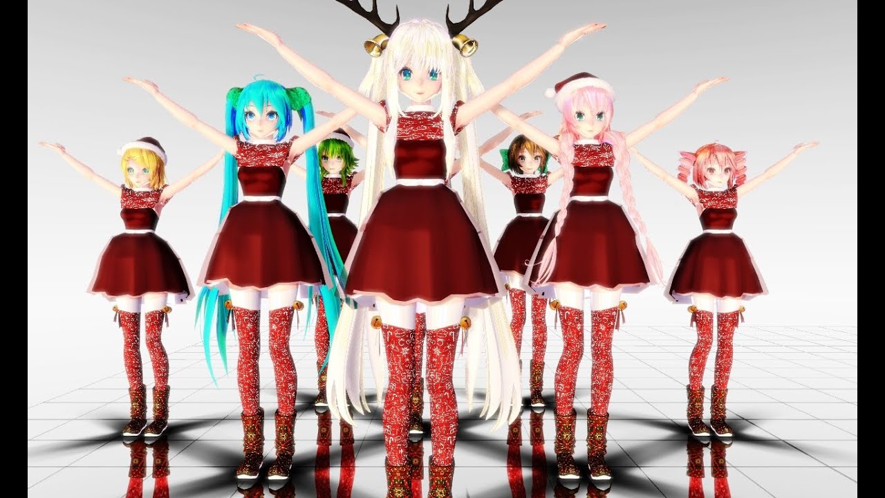 MMD LITTLE APPLE [CHRISTMAS MODELS DL] - YouTube