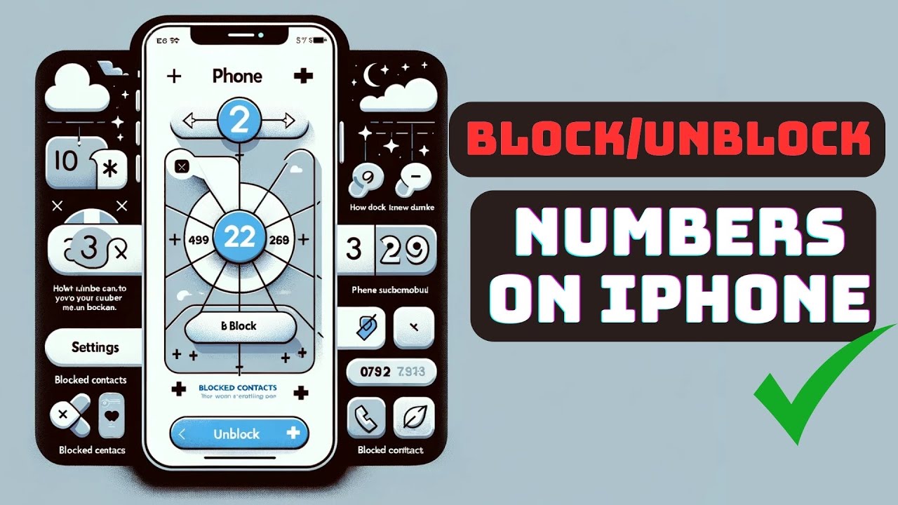 How to block/unblock numbers on iPhone - YouTube