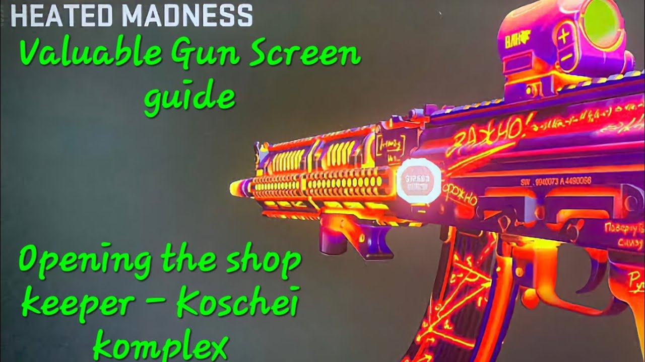 *Very Rare Valuable Gun Screen* guide and playthrough. #Warzone2 #DMZ # ...