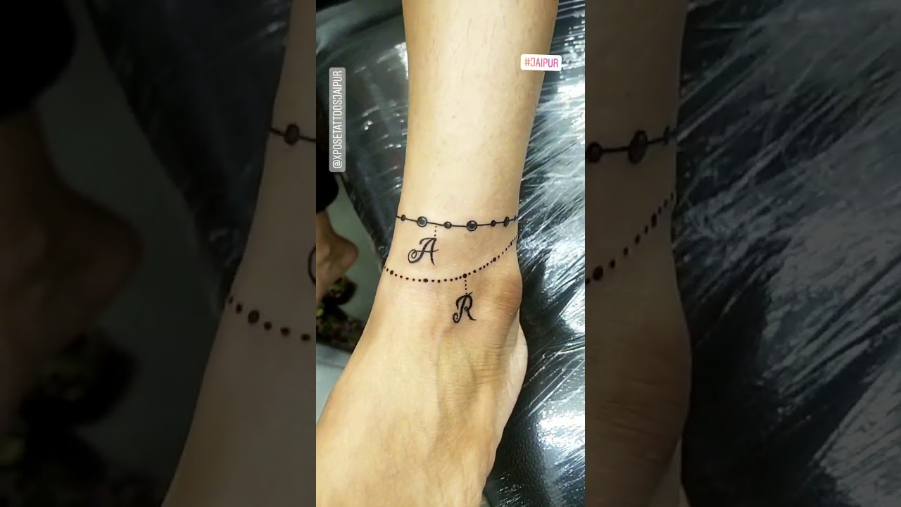 Music Note Ankle Tattoos