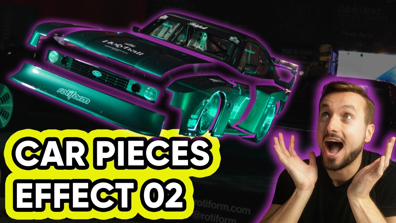 CAR PIECES EFFECT vol. 2 | CAR Transformation effect (half way) | Adobe ...