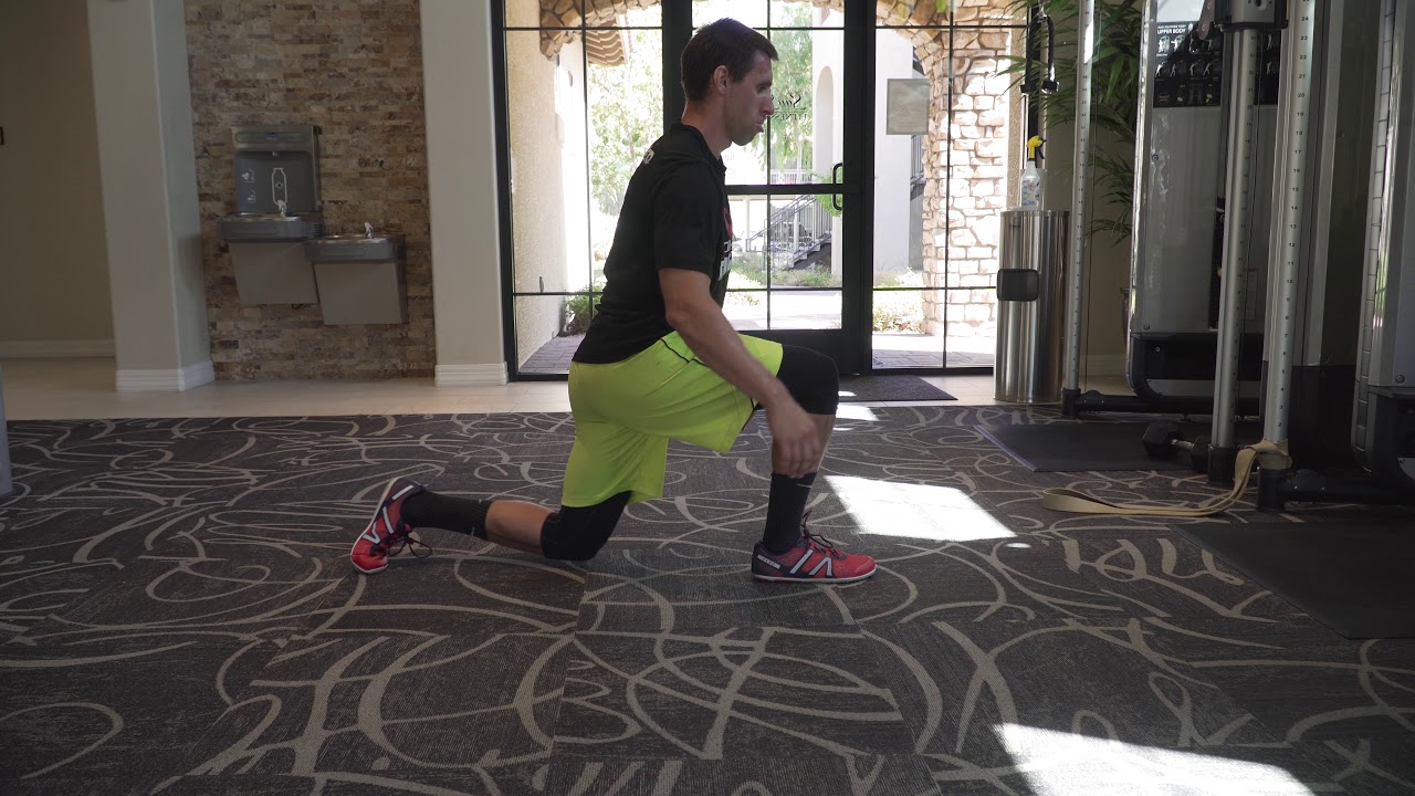 Split Squat Iso Hold - YouTube