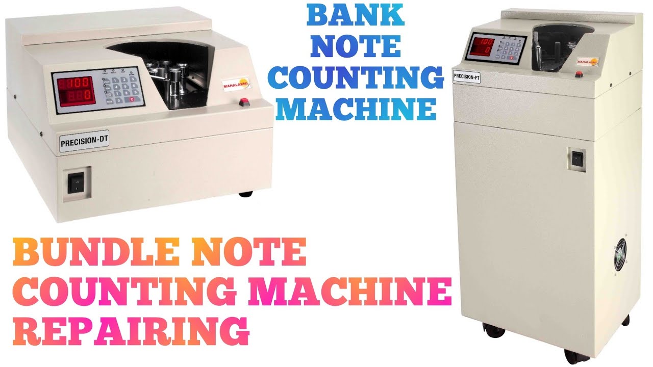 Bundle note counting machine repairing, counting problem - YouTube