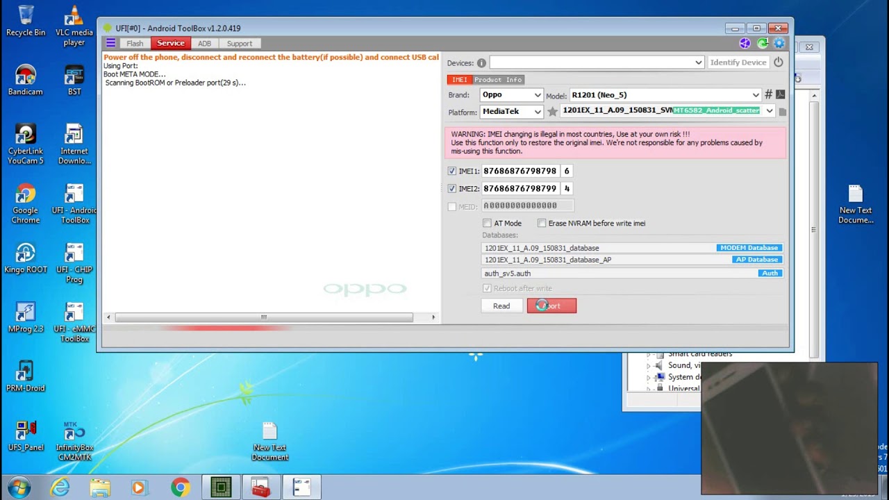 GANTI IC EMMC OPPO R1201 LENGKAP WRIT IMEI GAMPANG!! - YouTube