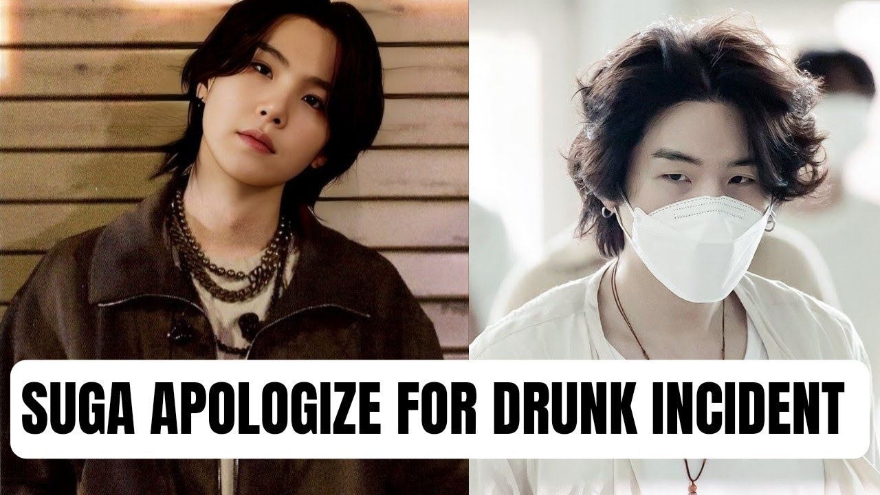Suga Under Review for DUI Incident: Latest Updates""Suga’s Apology to ...