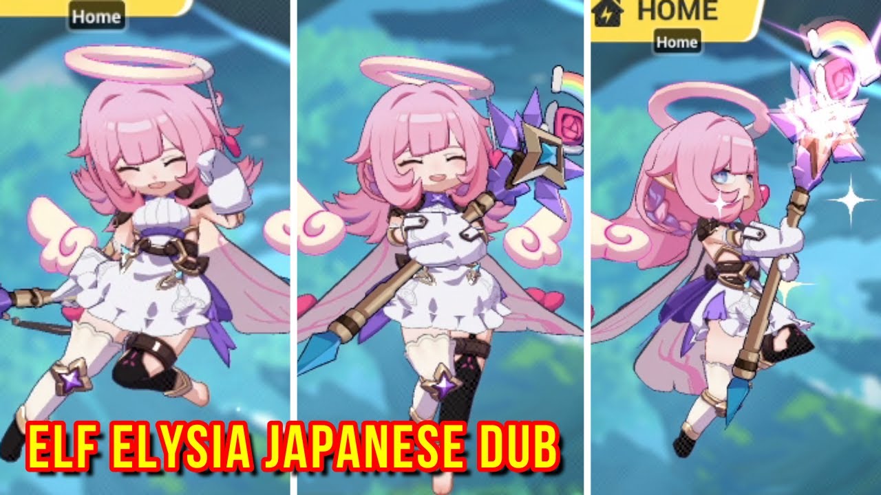 (JP Dub) ELF Elysia Voice Lines | Honkai Impact 3rd - YouTube