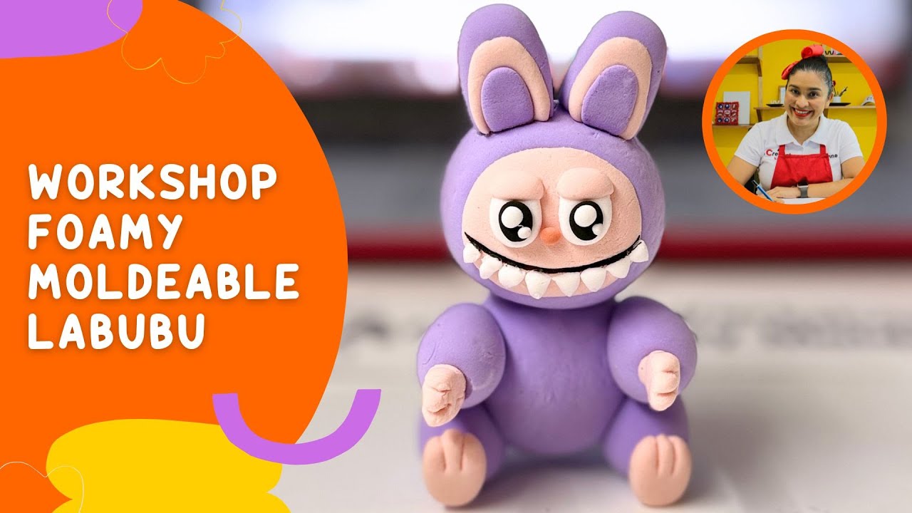 ¡Crea tu propio Labubu! Tutorial de Foamy Moldeable fácil - YouTube