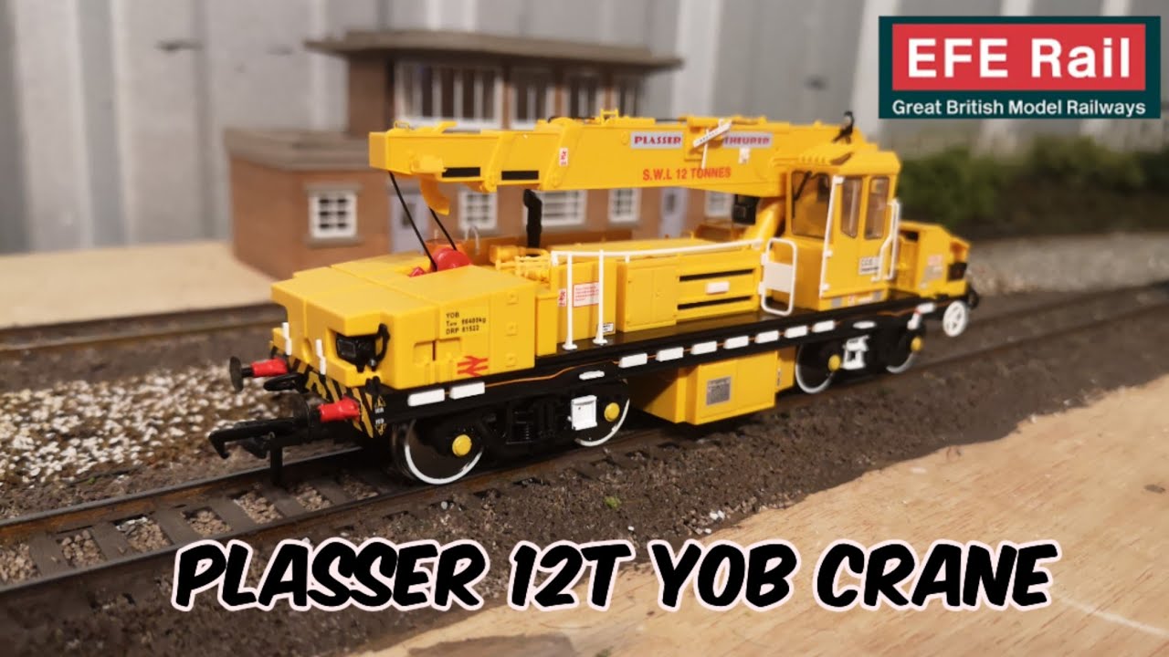EFE Rail Plasser 12T YOB Diesel-Hydraulic Crane | Review and Running ...