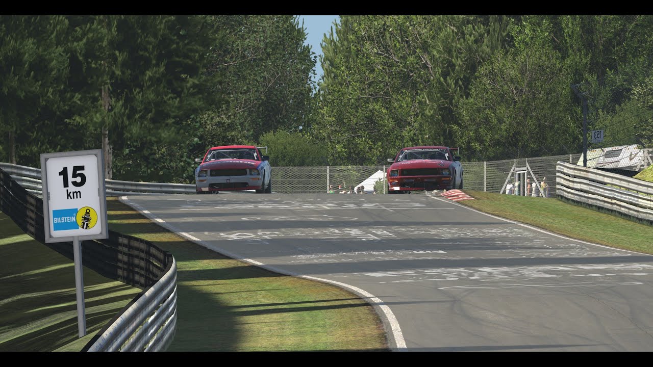iRacing with TA Drag Racer Ring Meister with the Ford Mustang Banging ...