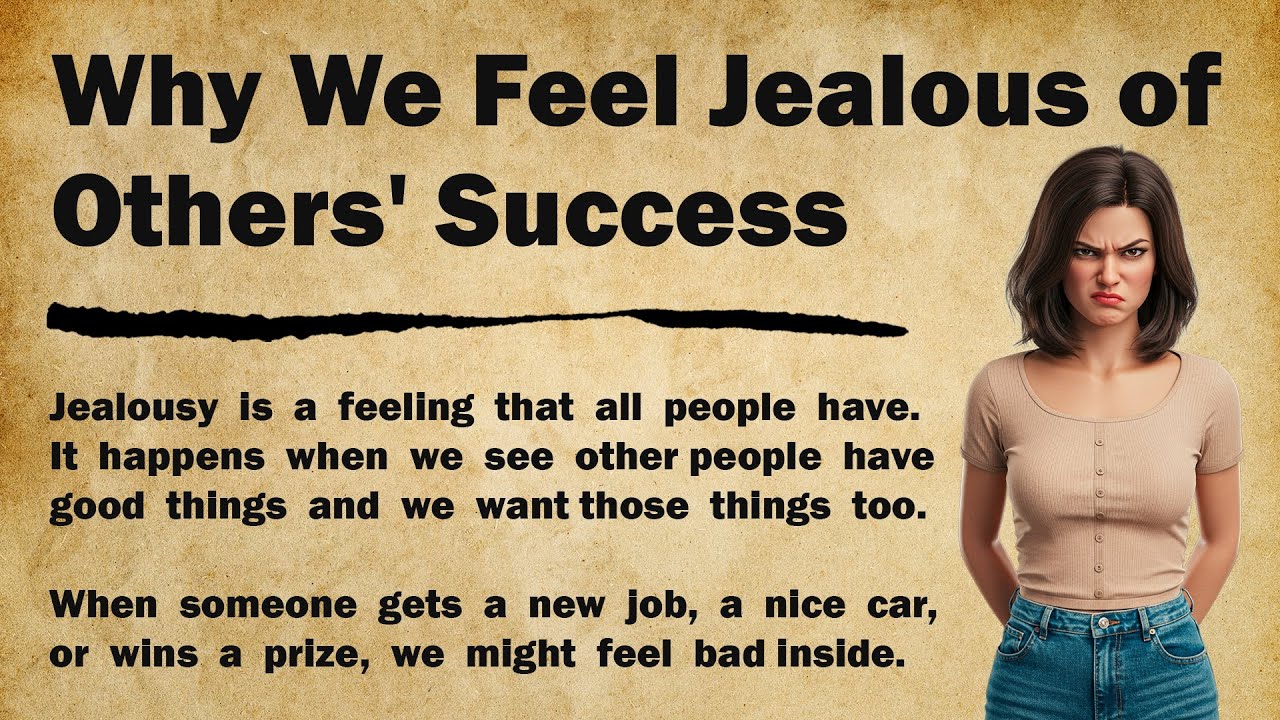 Why We Feel Jealous of Others' Success 😢| Learn English Through Story ...