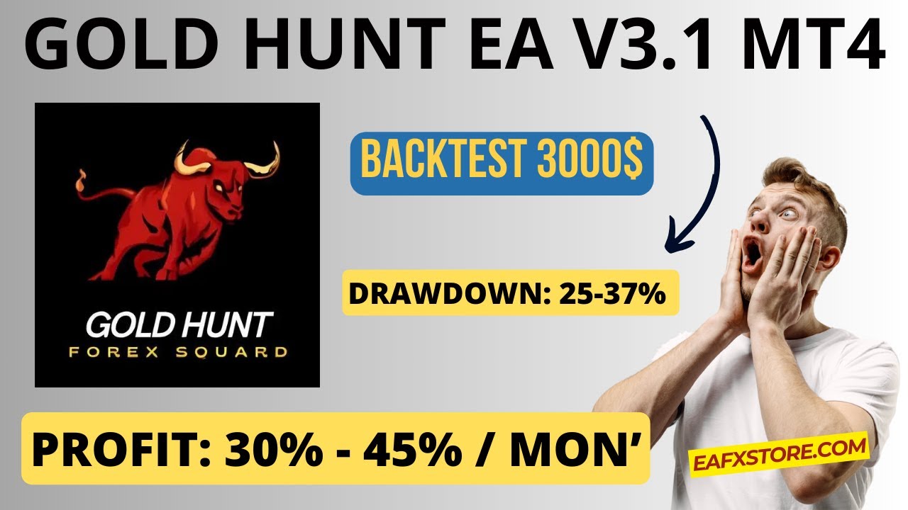 GOLD HUNT MT4 Review | FX STORE EA - YouTube