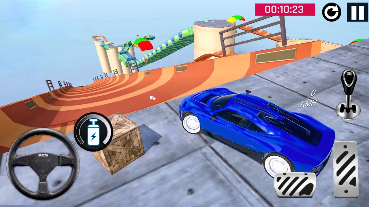 Extreme Ramp Car Driving And Racing Simulator Gameplay - Ramp Car Game ...