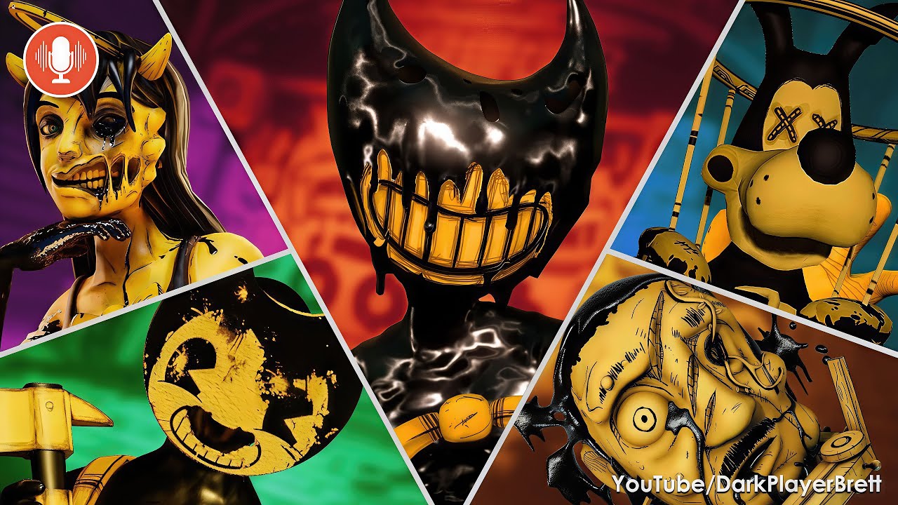 Bendy and the Ink Machine - All Bosses (With Cutscenes) [4K 60FPS ...