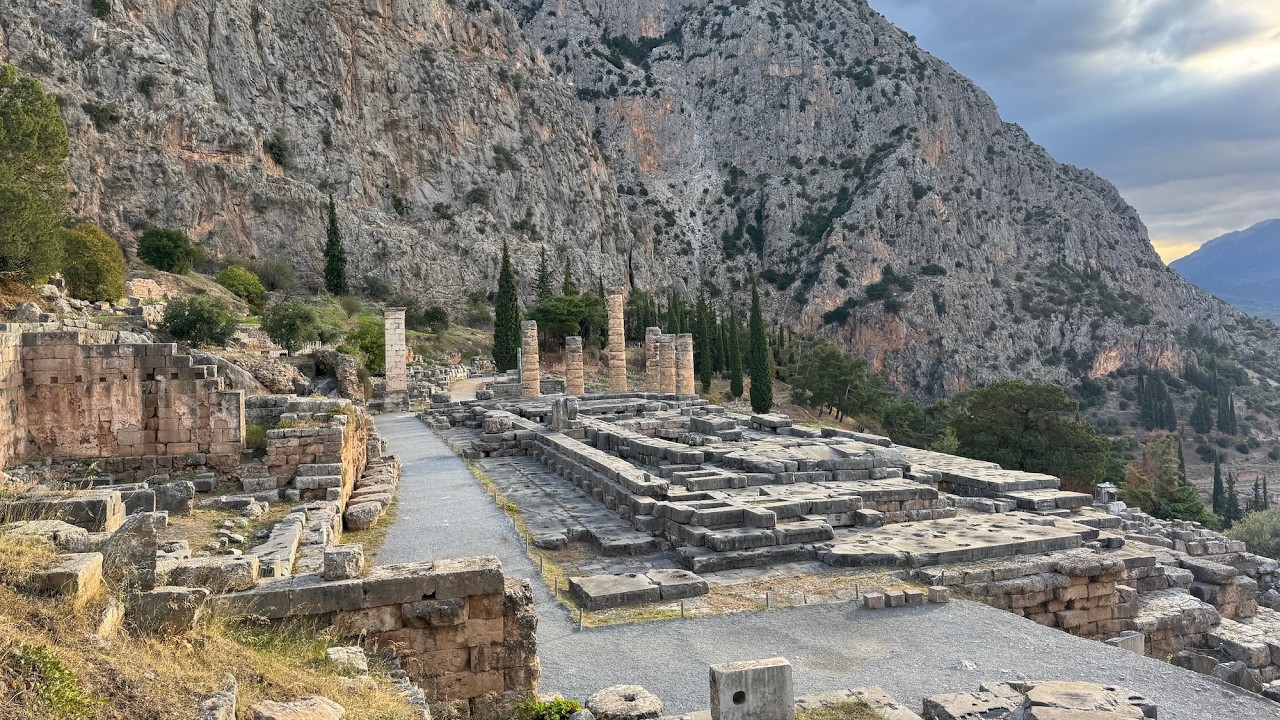 The Oracle of Apollo at Delphi - YouTube