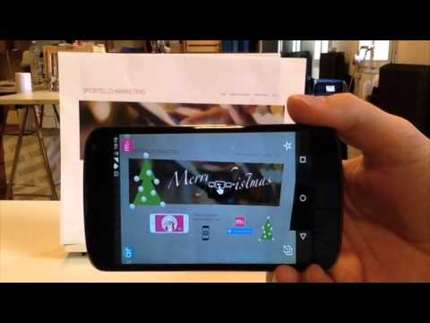 Merry Christmas in Augmented Reality - YouTube