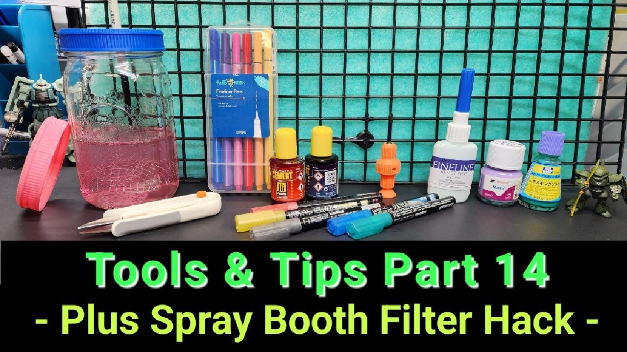 Tools & Tips Part 14 - Plus Spray Booth Filter Hack - YouTube