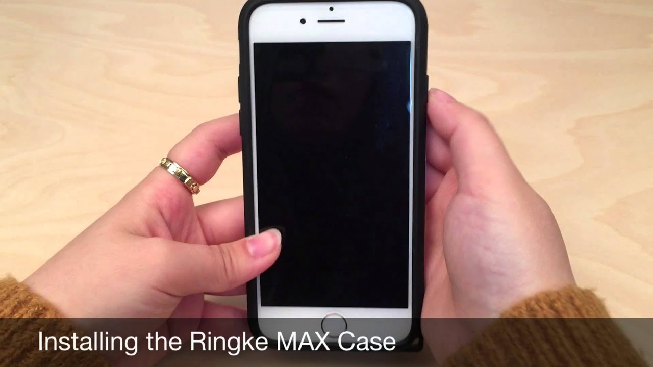 REARTH Ringke MAX Case Installation Guide - YouTube