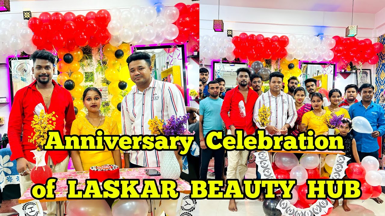 Anniversary celebration of LASKAR BEAUTY HUB & MAKEUP STUDIO - YouTube