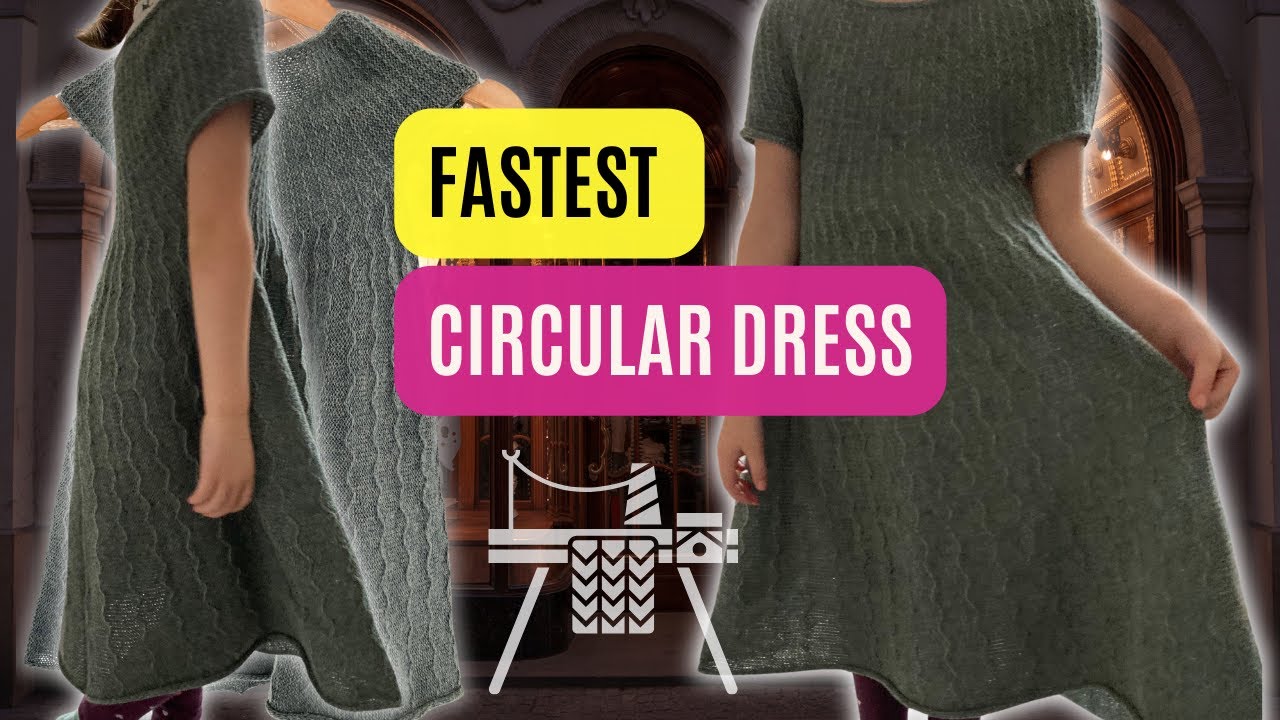 Master the Art of Machine Knitting: Circular Yoke Dress Tutorial ...