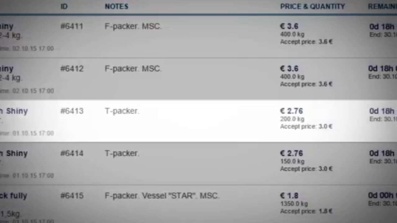 NFA. Norwegian Fish Auction. - YouTube