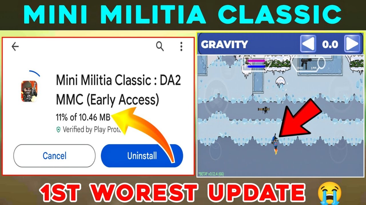 Mini Militia Classic New update V0.12.4 | MMC Unlimited Boost feature 😱 ...