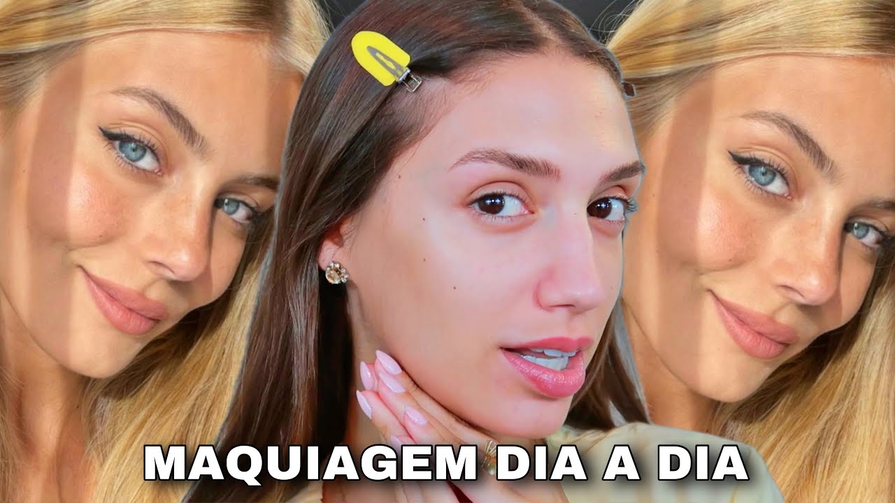 COMO FAZER UMA MAKE PRO DIA A DIA *PRA QUEM TEM PELE OLEOSA* MAQUIAGEM ...
