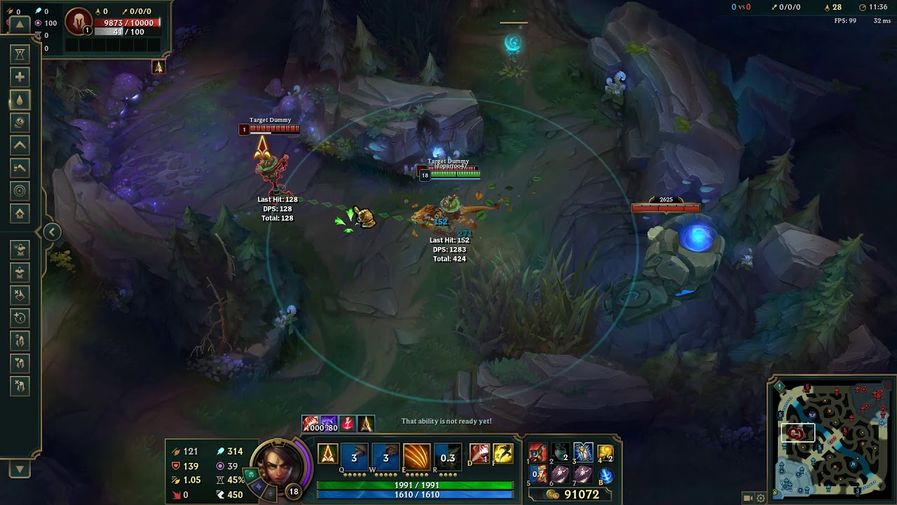 nidalee combo - YouTube