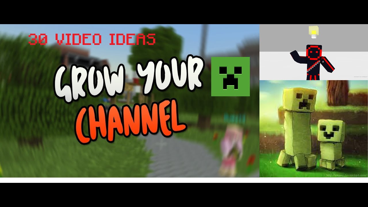 Video ideas for a Minecraft YouTube channel - YouTube