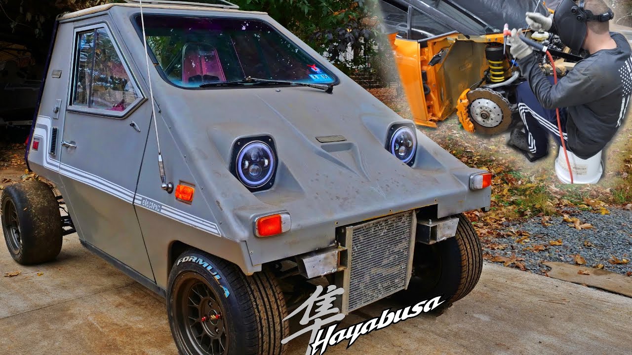 Hayabusa swapping Electric Citicar Part 10! + Fixing a 1000hp Lambo ...