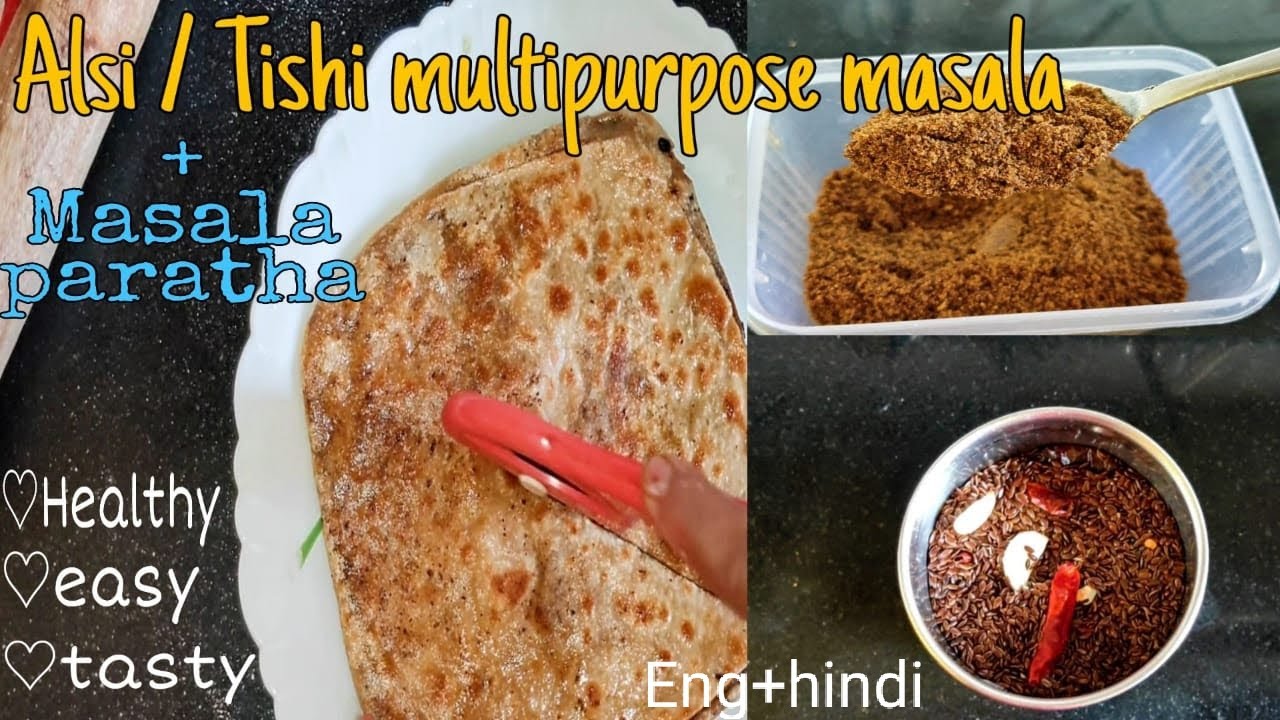 अलसी/तीसी का मसाला | Alsi/Tisi masala recipe | Flax seed powder | How ...