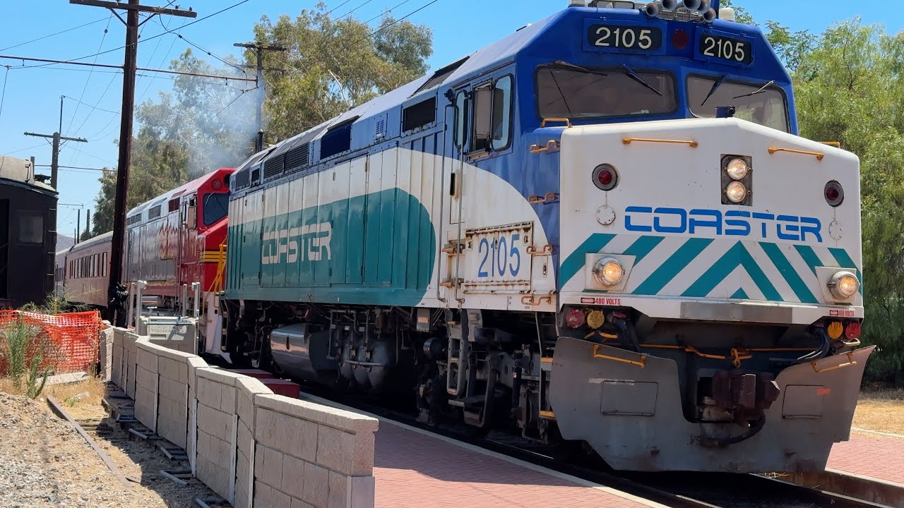 Coaster 2105 First Passenger Run At SCRM - YouTube