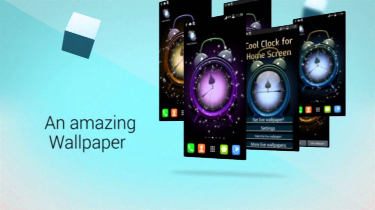 Cool Clock for Home Screen - YouTube