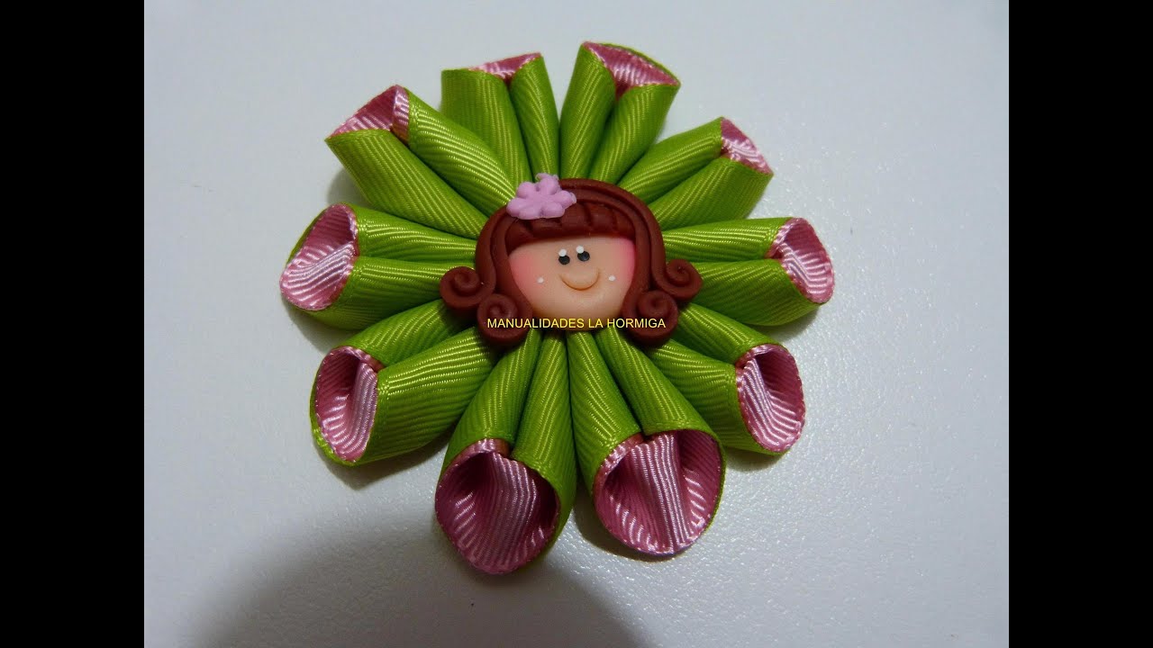 Como Hacer una flor Combinada Cono , How to make beautiful double ...